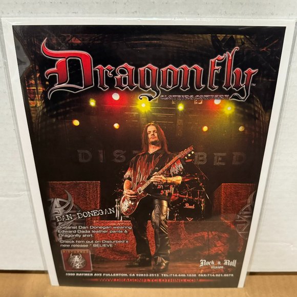 Dragonfly | Art | Dan Donegan Of Disturbed Dragonfly Clothing 203 Print ...